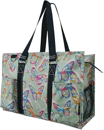 Amazon.com: NGIL Utility Water Resistant Tote Bag, Top Zipper Closure ...