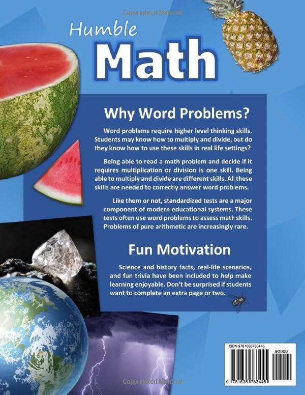 Snapklik.com : Humble Math Word Problems (Book II): Grade 4 / Grade 5 ...