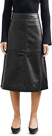 Amazon.com: UFS Kilts Women's High-Waisted Faux Leather & Faux Suede A ...