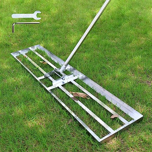 Scalebeard Lawn Leveling Rake-7 FT Level Lawn Tool / Soil Lawn Rake ...