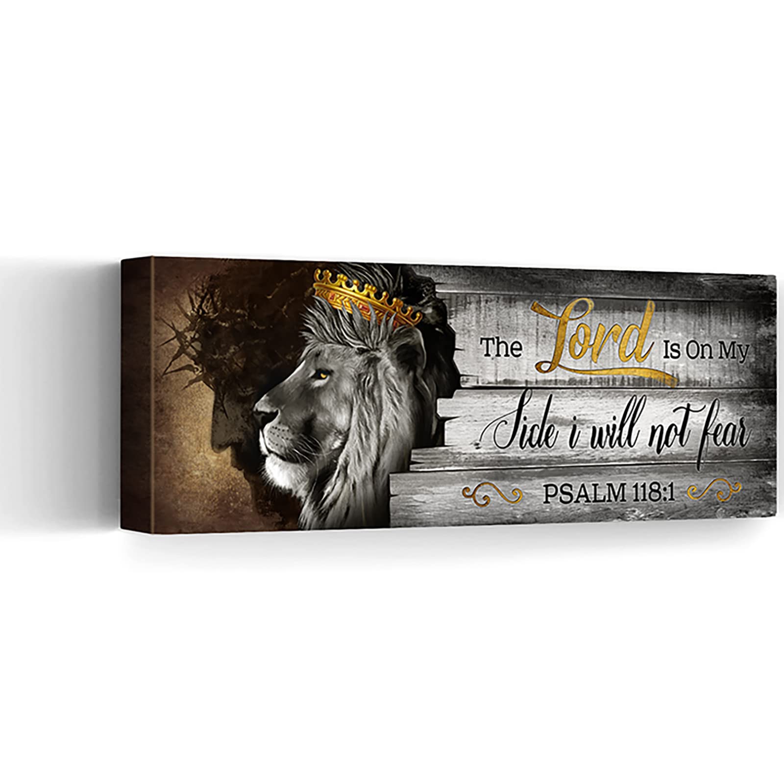 Amazon.com: Farmhouse Bible Verses Wall Decor Psalm Scripture Wall Art ...