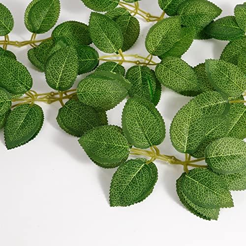 Hariendny 200 PCS Fake Green Leaves Artificial Crafts Leaves Silk ...