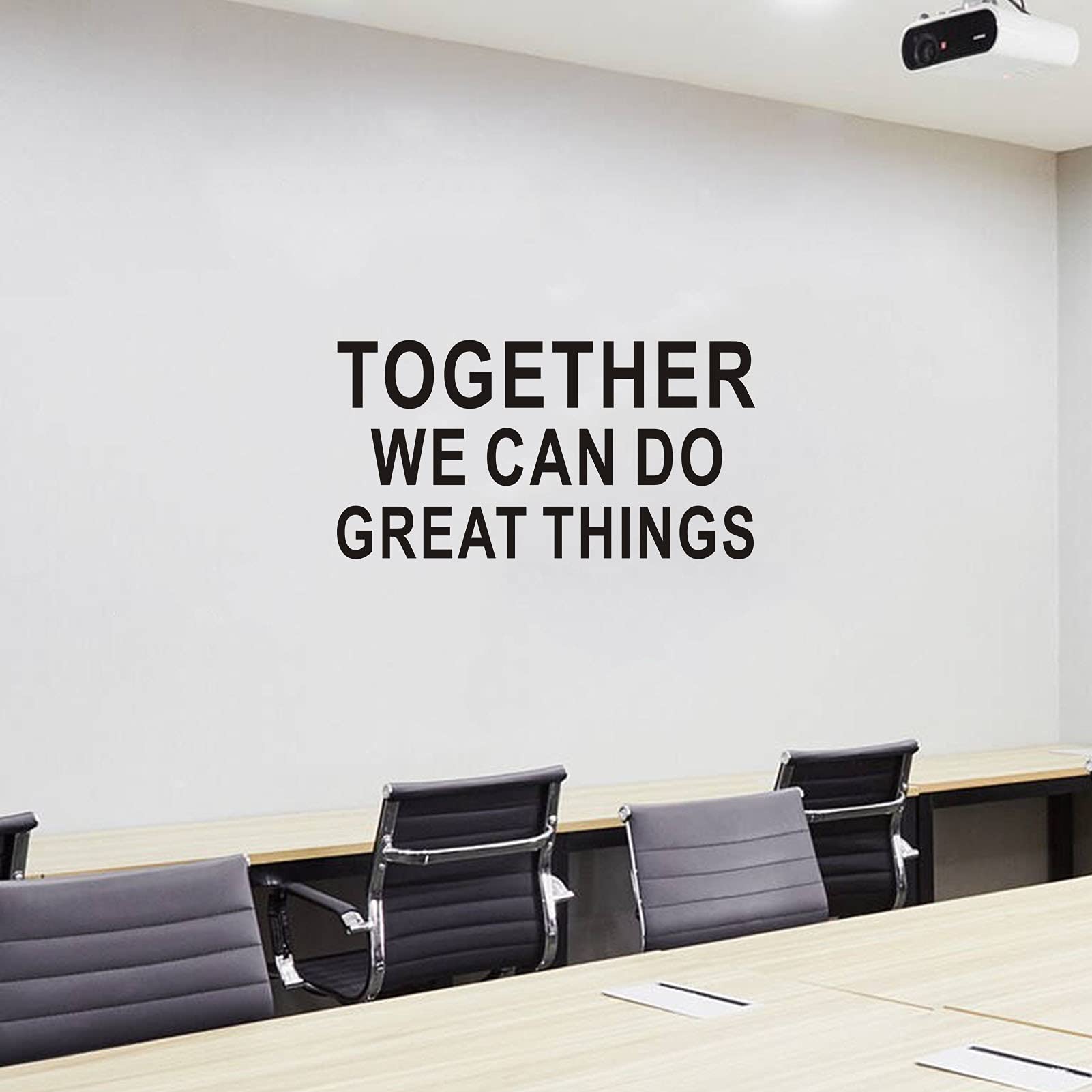 Amazon.com: SEATUNE Inspirational Teamwork Quotes Wall Stickers ...