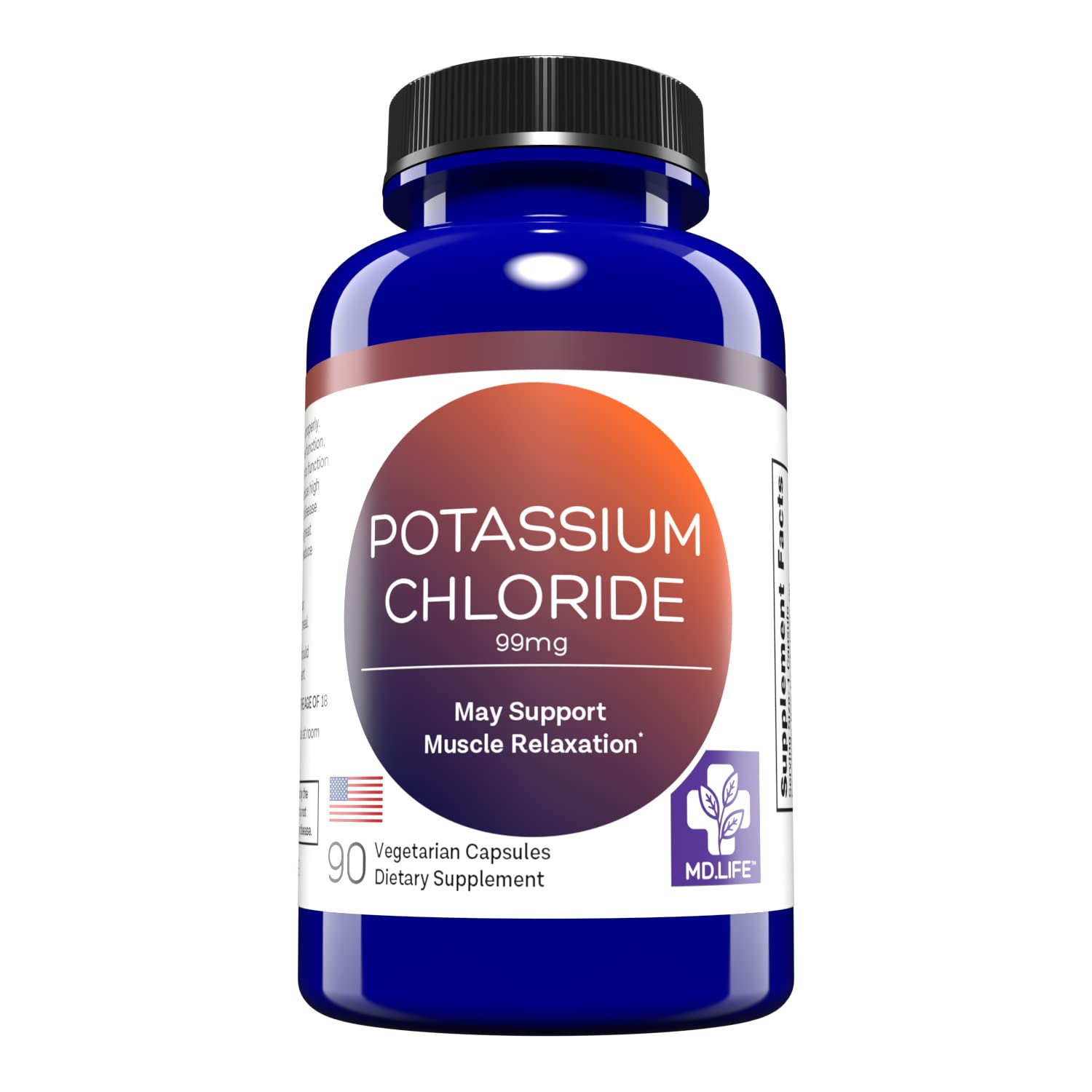 Amazon.com: MD Life Potassium Chloride Supplement - Third Party Lab ...