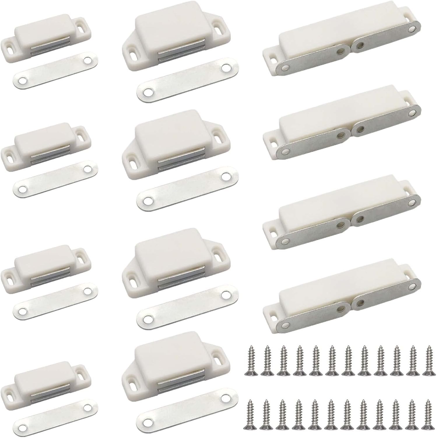 12Pack Magnetic Cabinet Door Catch Heavy Duty Magnet Cabinet Latches ...