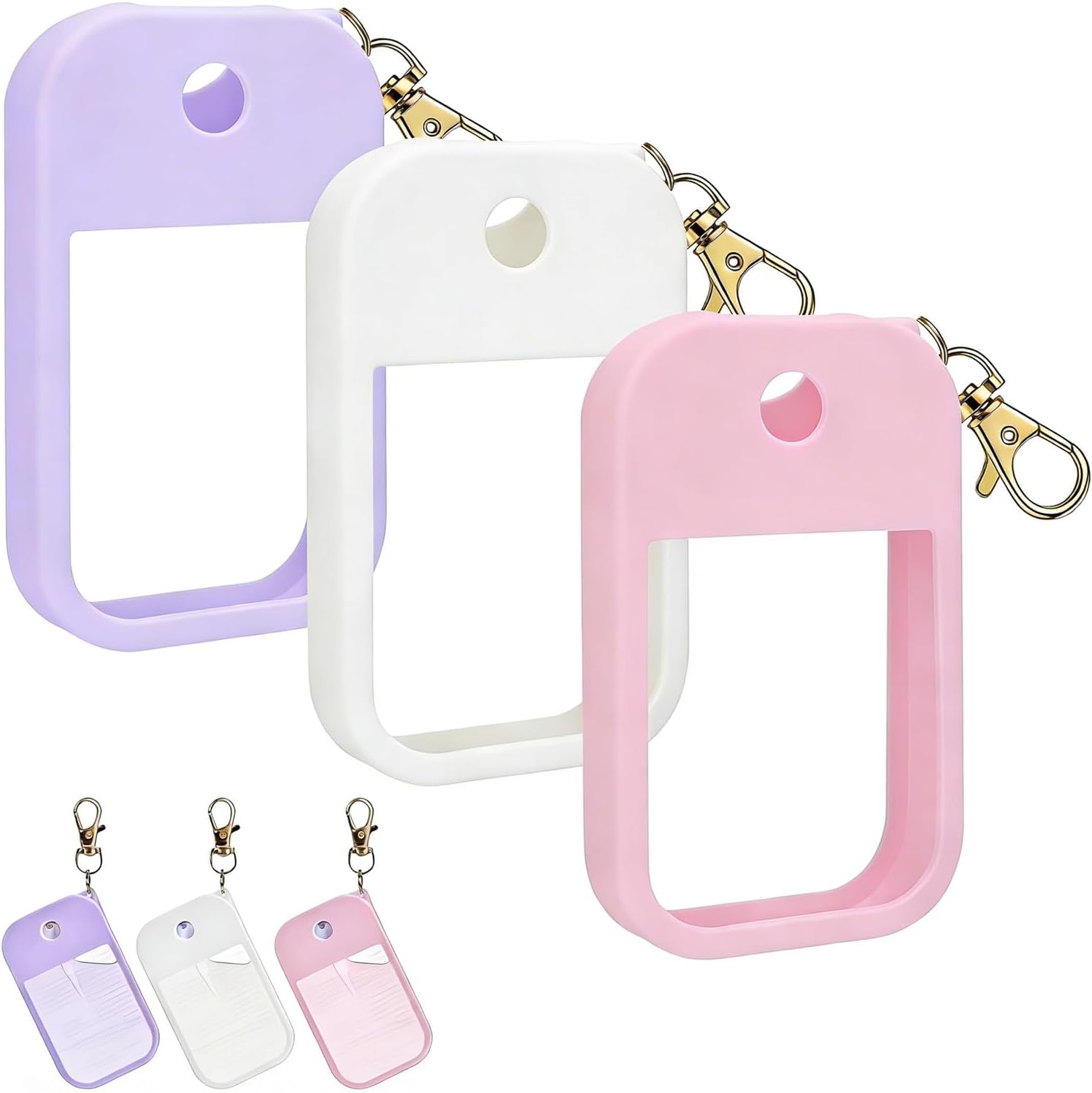 3 Pcs Silicone Case Compatible with Touchland Hand Sanitizer Spray ...