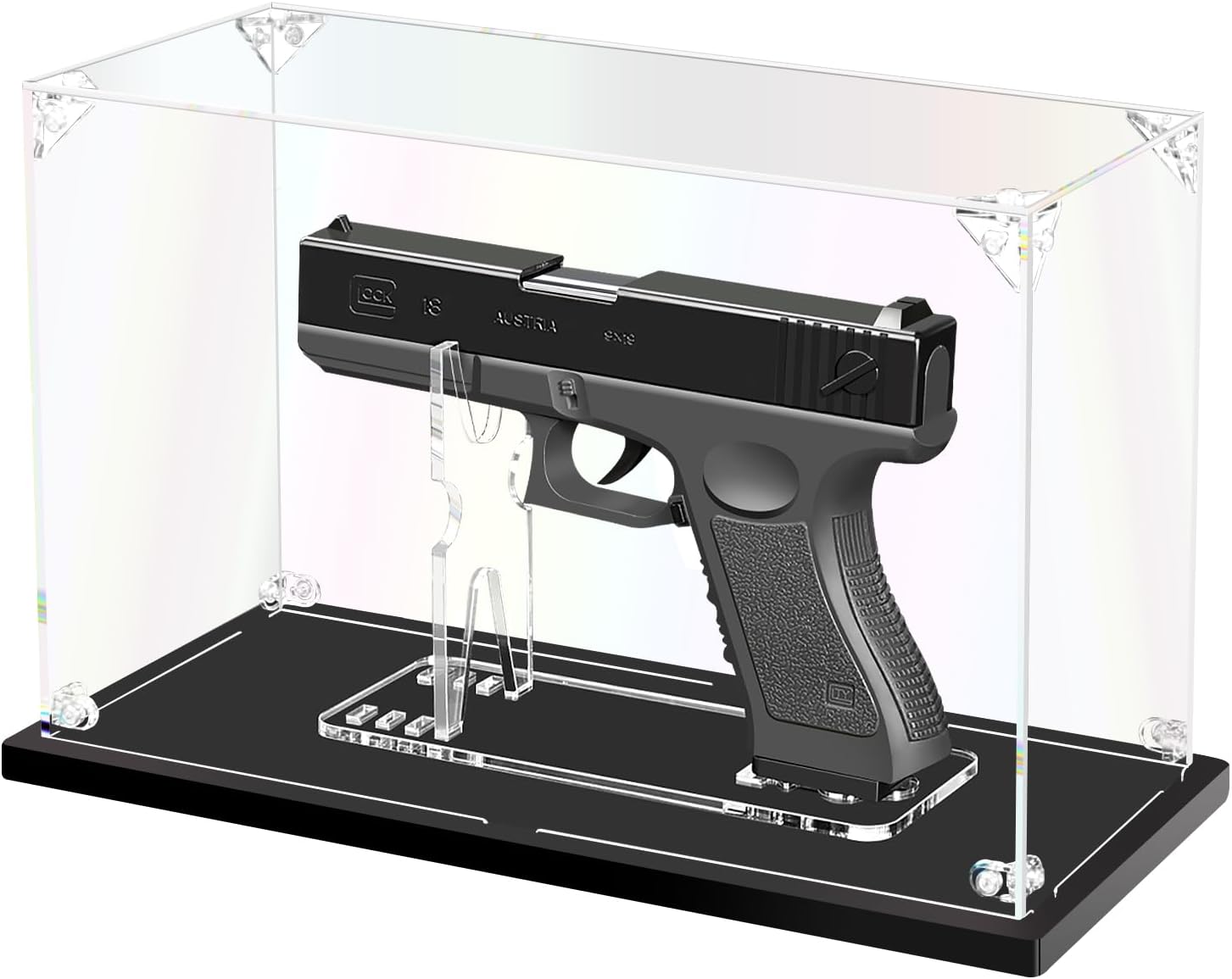 Amazon.com: KOLIPI Gun Display Case, Clear Acrylic Showcasing Case for ...