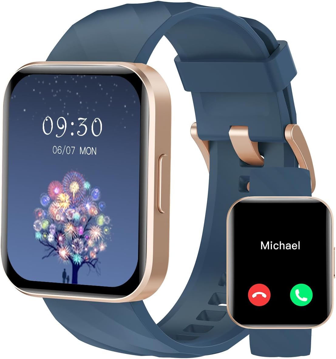 RUIMEN- Relojes Inteligentes para Mujer Hombre (Contestar/Hacer ...