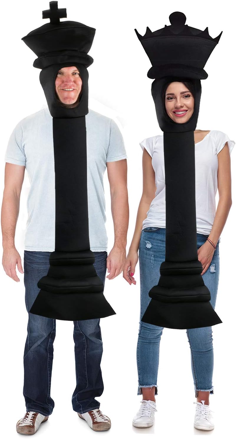 Amazon.com: Tigerdoe King and Queen Card Costume - Couples Costume ...