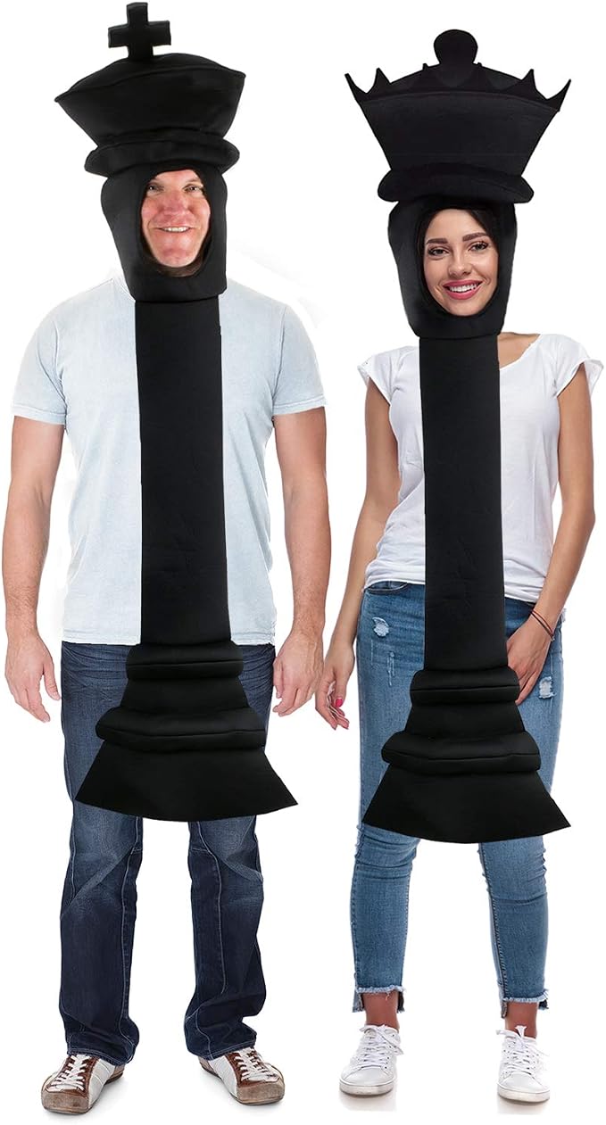 Amazon.com: Tigerdoe King and Queen Card Costume - Couples Costume ...