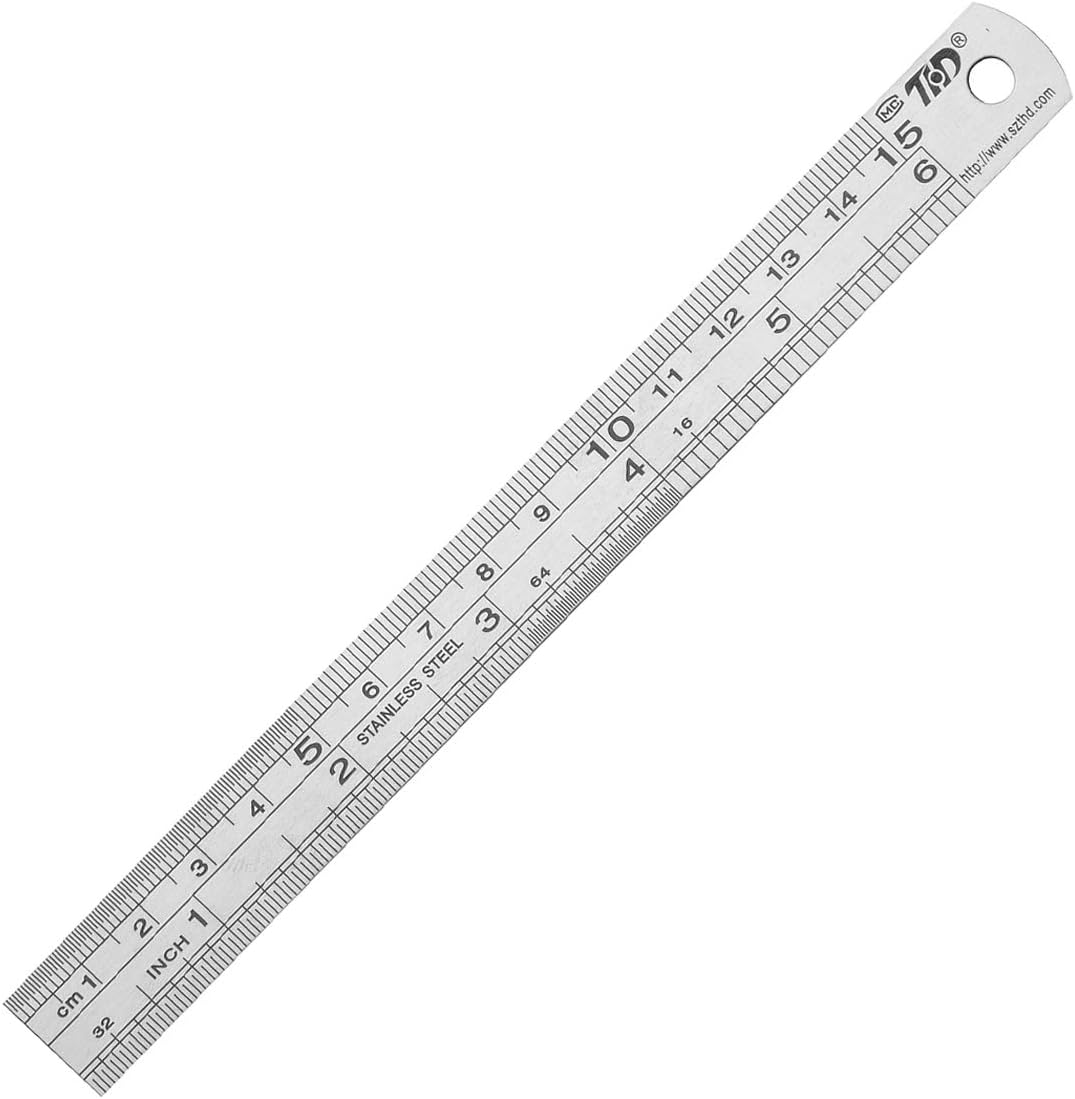 Amazon.com : 30 Pieces Metal Ruler 12 Inch Stainless Steel Rulers Metal ...