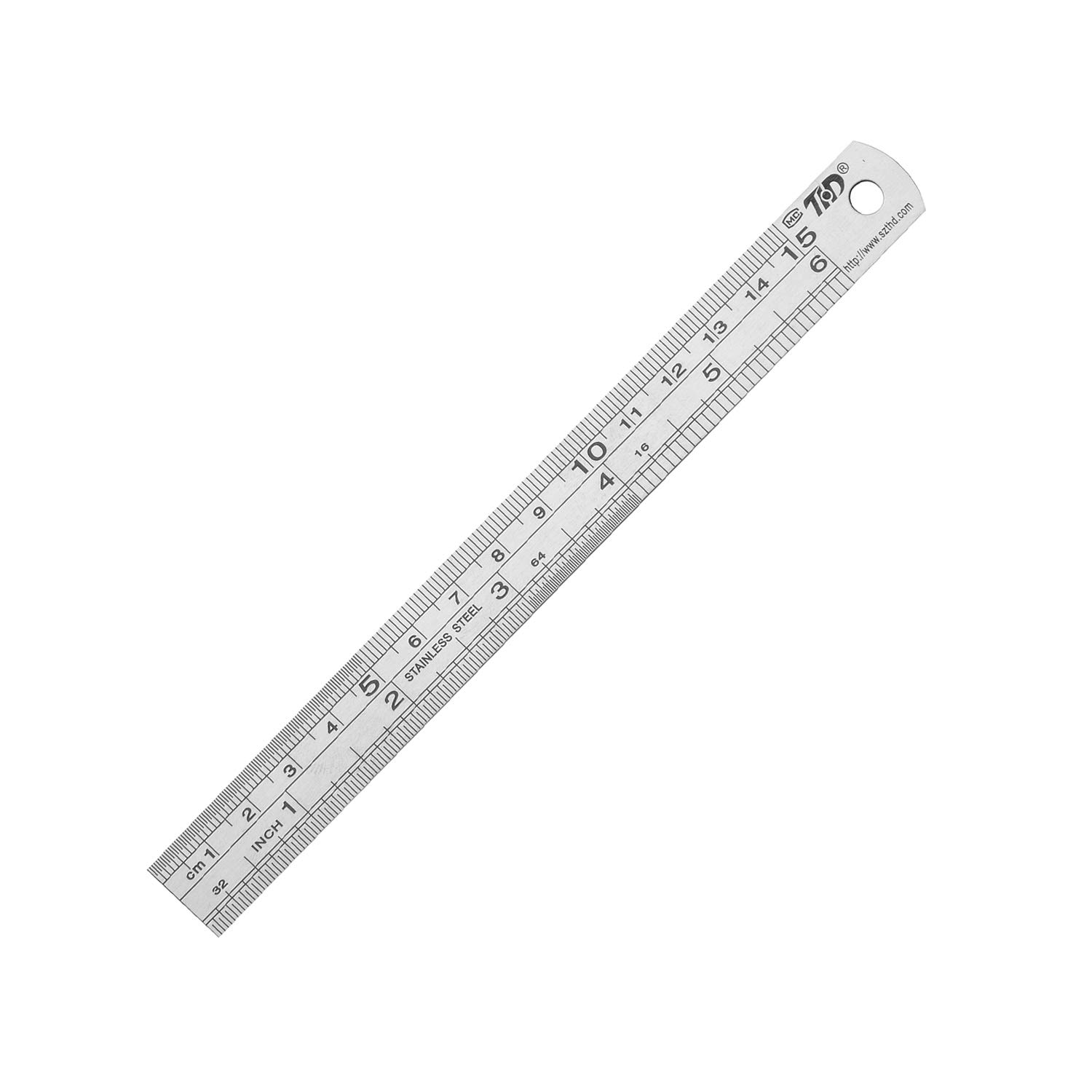 ZZTX Metal Straight Edge Ruler Set - Stainless Steel, 6 Inch Rulers ...