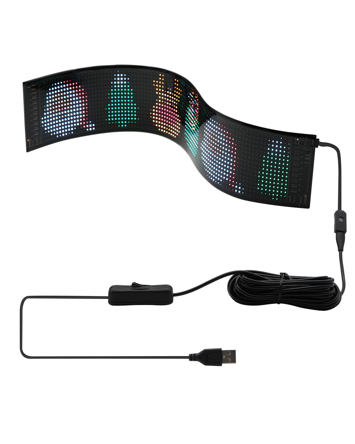 Wooaismart Programmable Led Scrolling Sign Full Color Display Board With Bluetooth