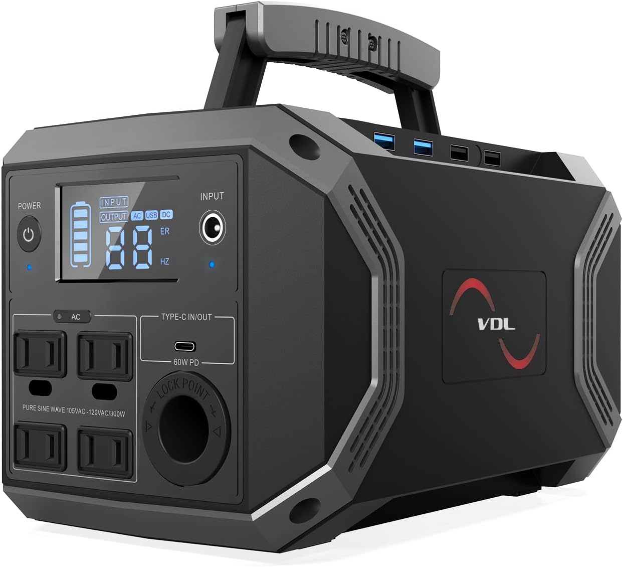 Amazon.com: PROGENY 300W Portable Power Station, 299Wh/80818mAh Solar ...