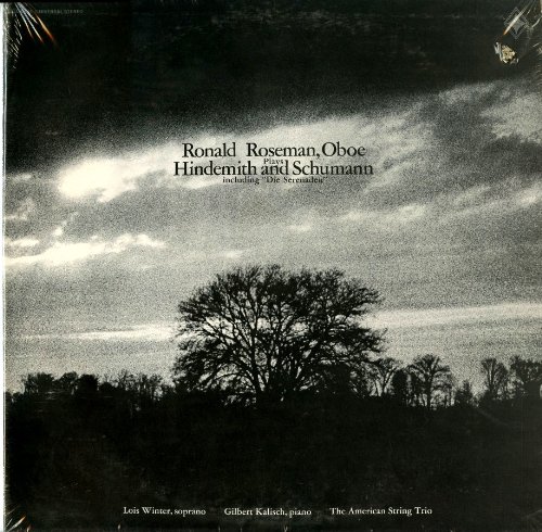 Ronald Roseman, Oboe Plays Hindemith and Schumann - Amazon.com Music