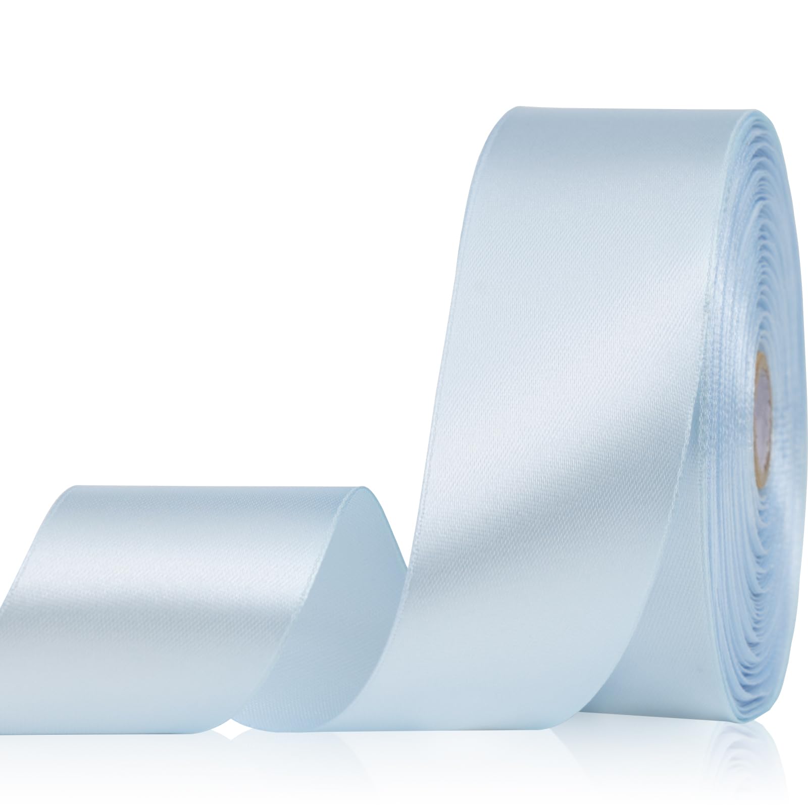 Amazon.com: Sagaat Sky Blue Ribbon 1-1/2 Inch 50 Yards, Solid Satin ...