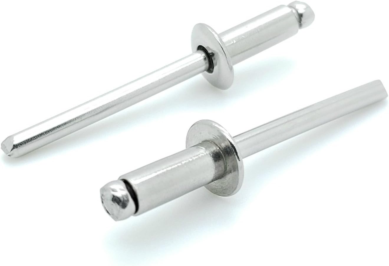 Amazon.com: SNUG Fasteners 100 Qty Aluminum Blind Rivets (#6-4) 3/16 ...