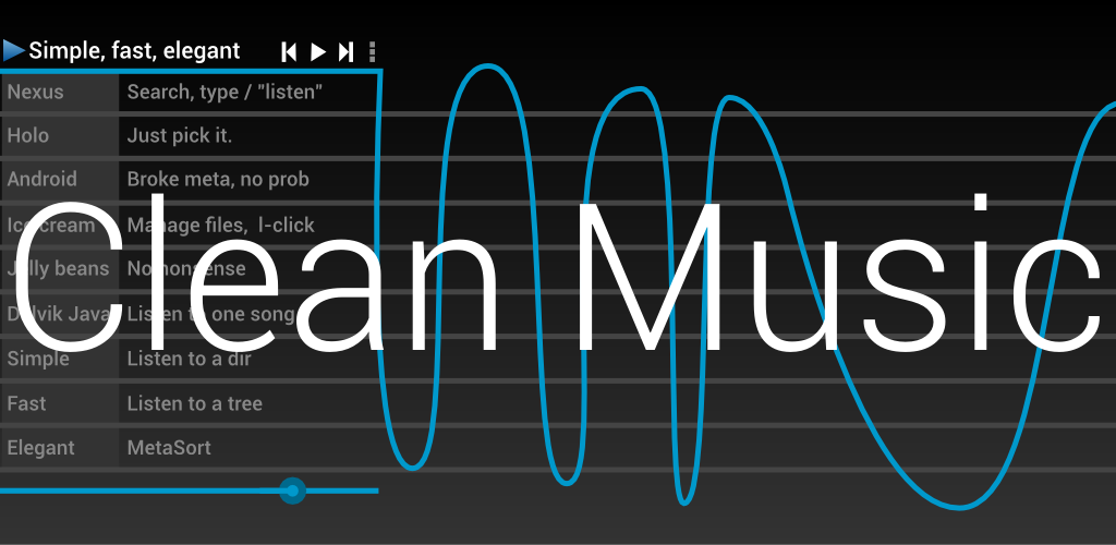 Clean Music Player - App on Amazon Appstore