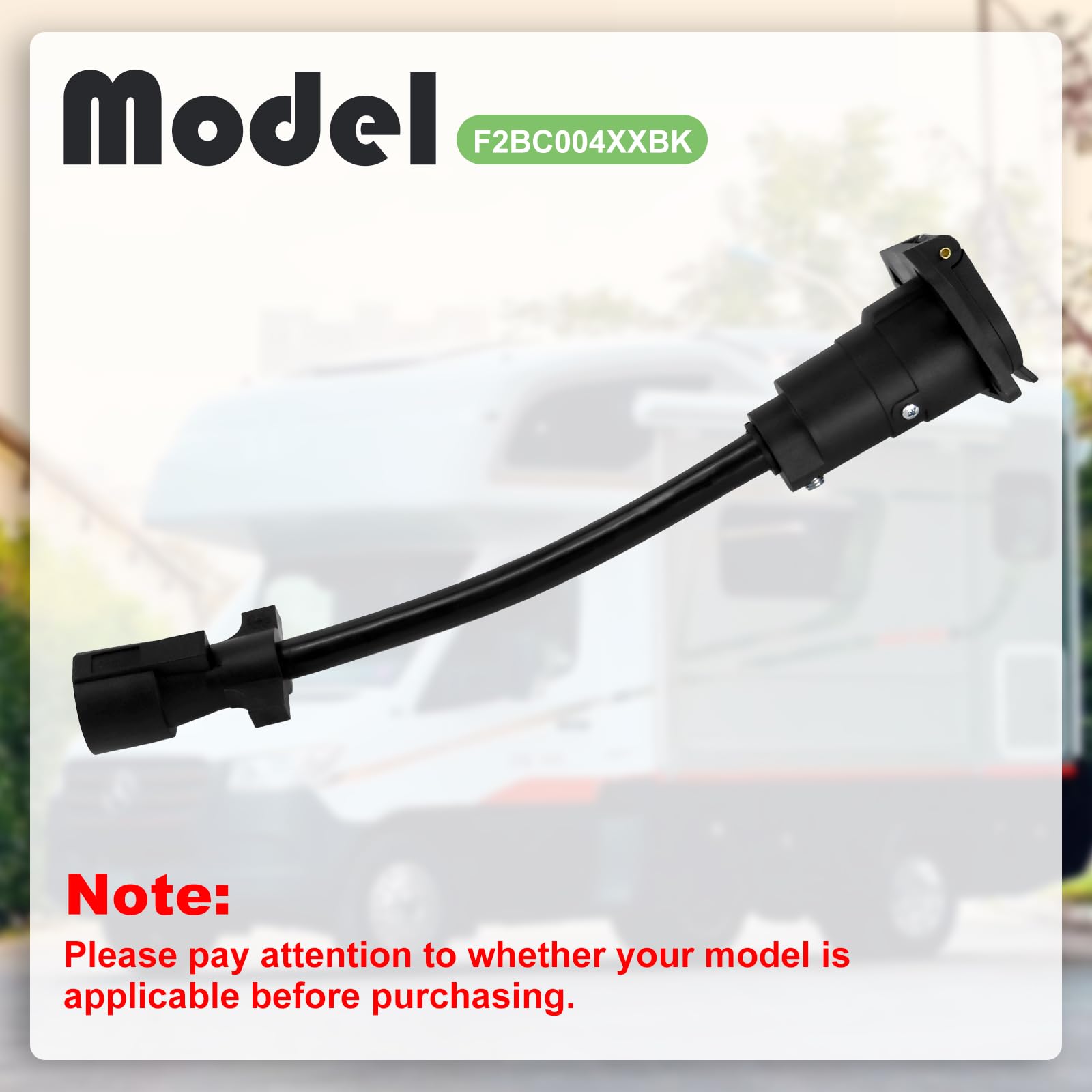 RV Camera Power Adapter 7 Way Vehicle Power Adapter For Furrion Rv ...