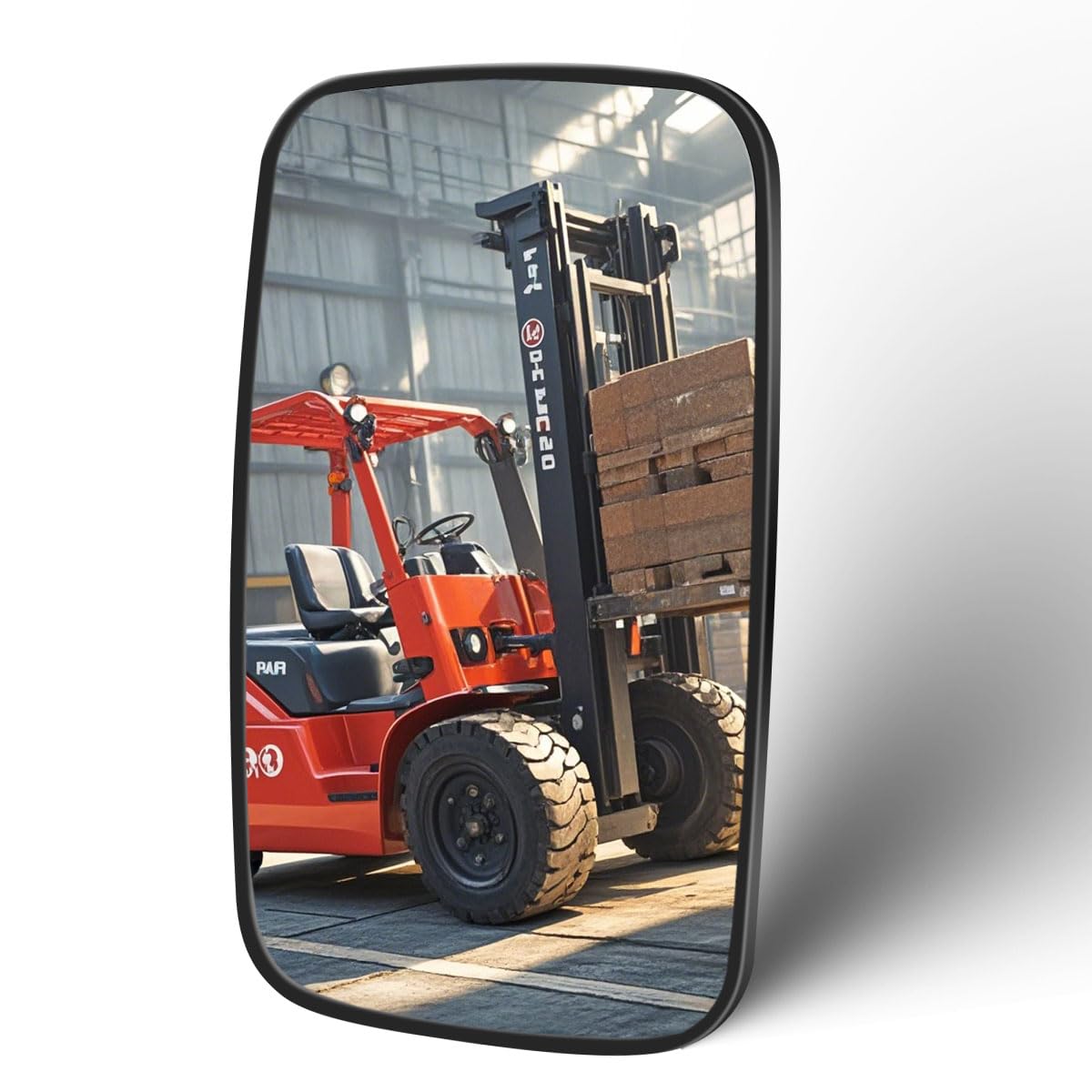 Amazon.com: 9.3x5.3 Forklift Rearview Mirrors, Universal Truck Rearview ...