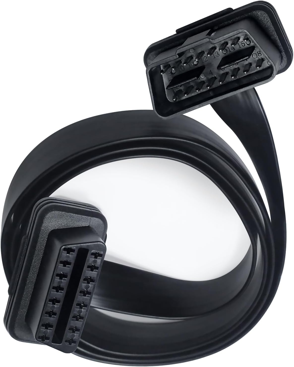 Amazon.com: AntiBreak OBD-II OBD2 16Pin Male to Female Ribbon Extension ...