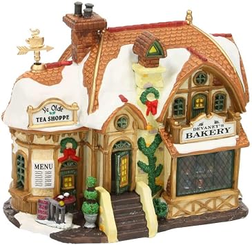 Lemax Devaney's Bakery - 18.9 cm x 14.3 cm x 10.7 cm - Illuminated ...