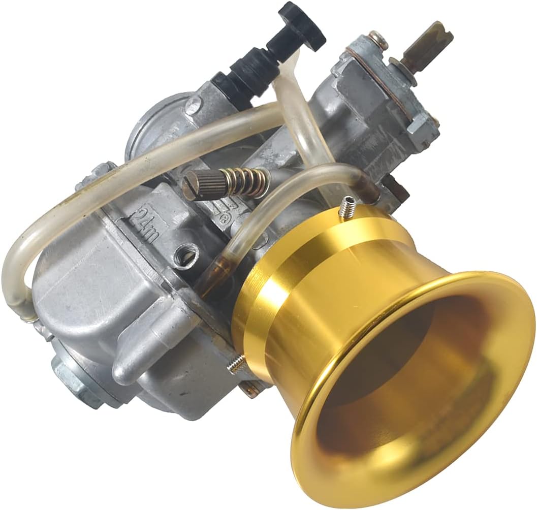 Amazon.com: Pwk 24mm Carburetor w/50mm Wind Cup fit for 50cc-125cc 2 ...