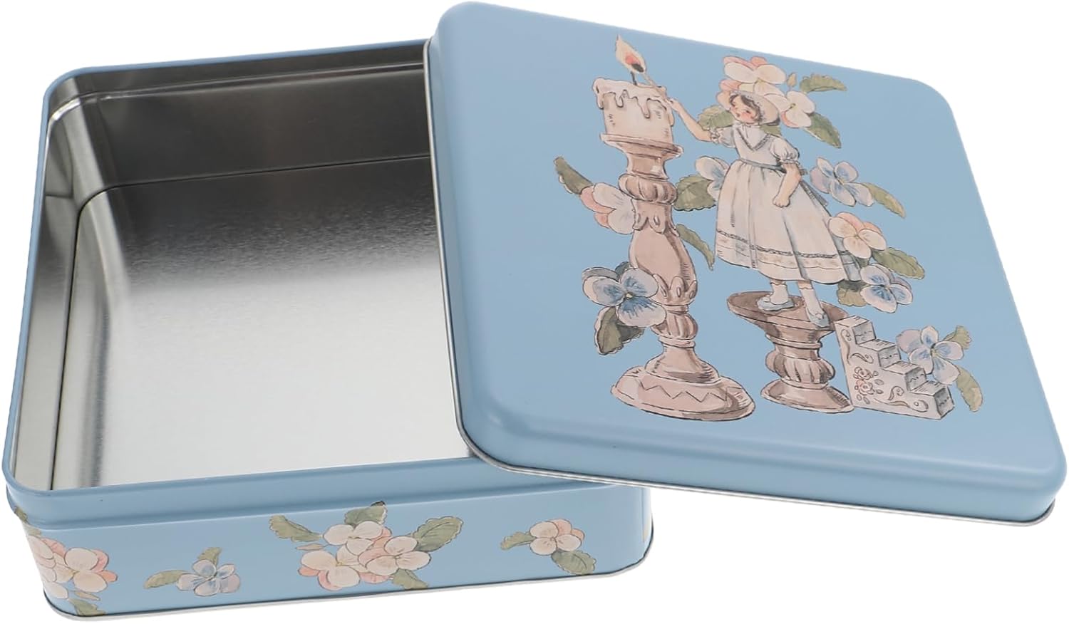 Amazon.com: Didiseaon Box biscuit tin box cute cookie tin tinplate ...