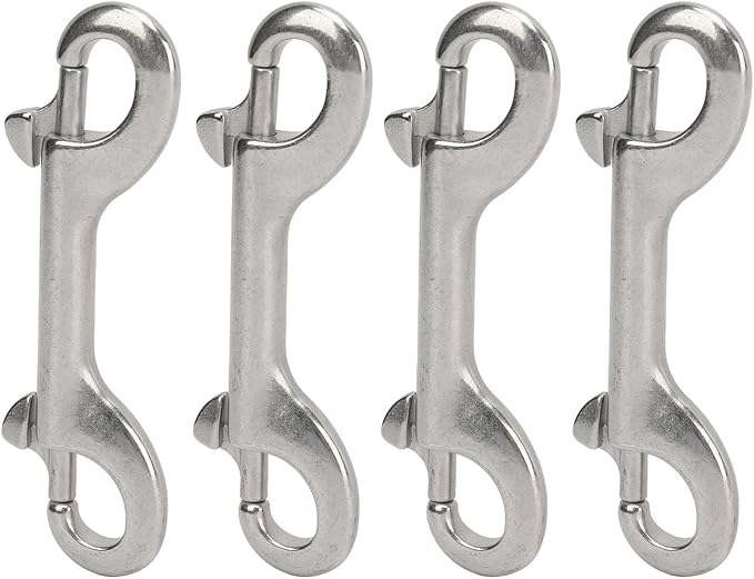 PerGar 4PCS Double Ended Bolt Snap Hooks, Chain Quick Link Heavy Duty ...