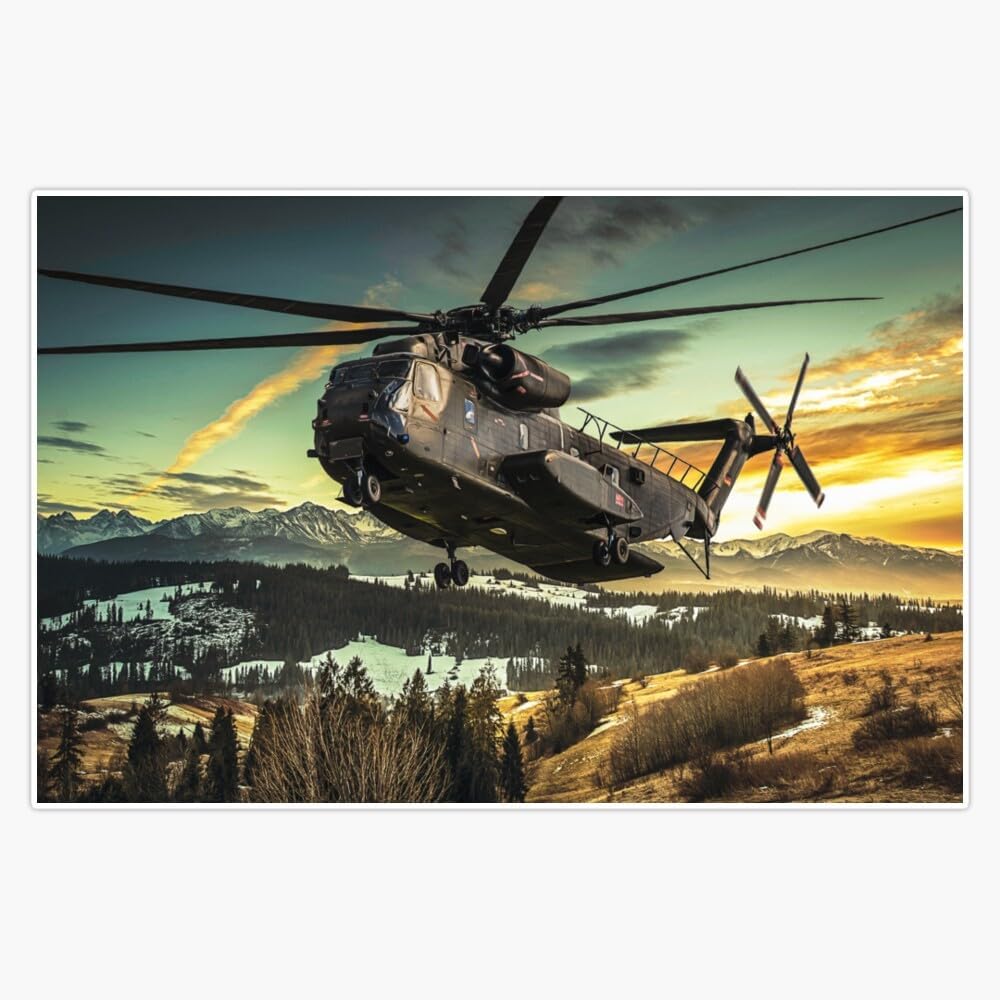 Amazon.com - Military Heavy-Lift Transport Helicopter Window Bumper ...