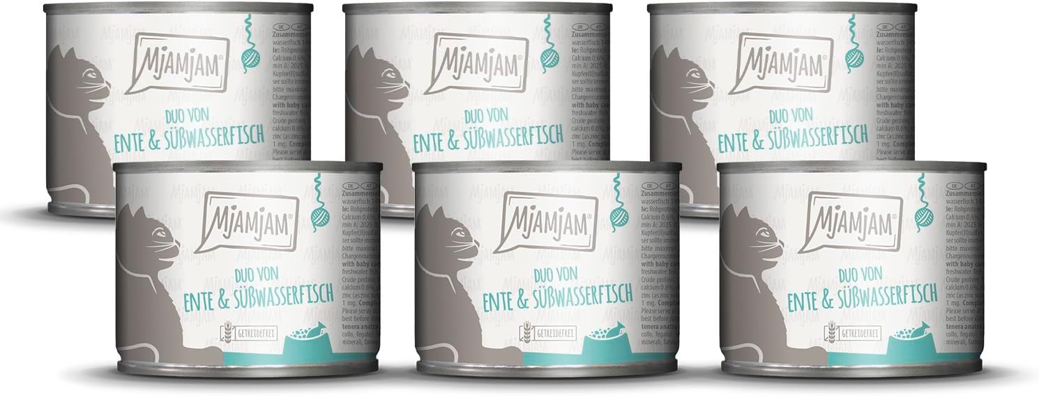 MjAMjAM - Premium Nassfutter für Katzen - Mixpaket I - Huhn, Rind ...