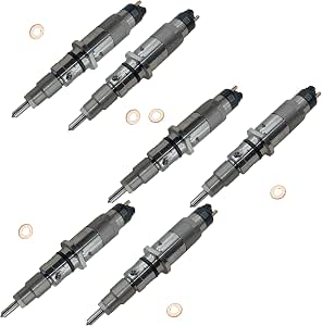 Amazon.com: 6PCS Fuel Injectors 526326200 Fits for Komatsu WA200 ...