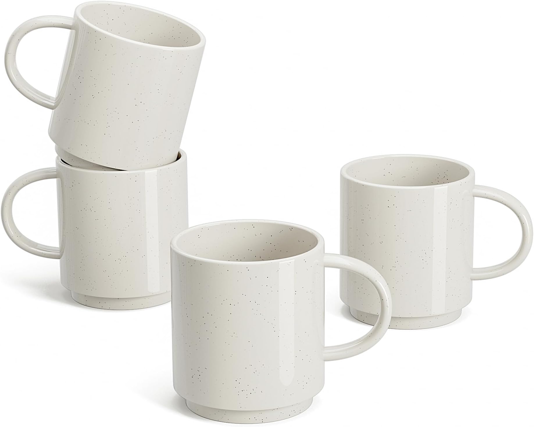 Amazon.com: Amuse- Professional Barista Classic Stackable Mug- Set of 6 ...