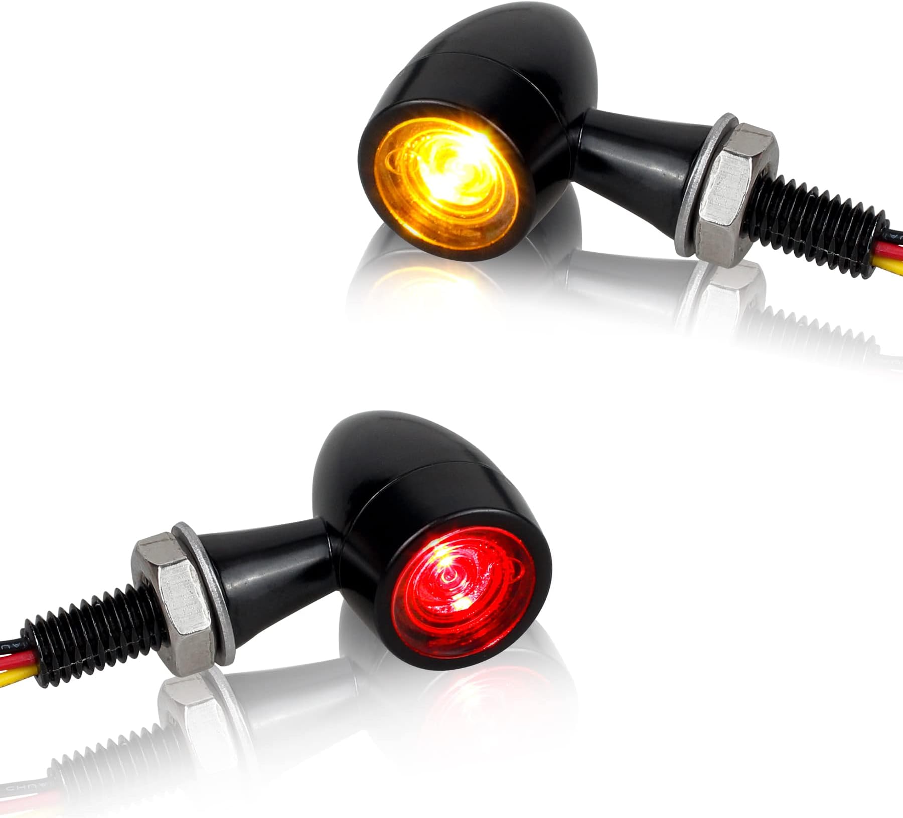 Amazon.com: mini led turn signals motorcycle blinkers dirt bike Rear ...