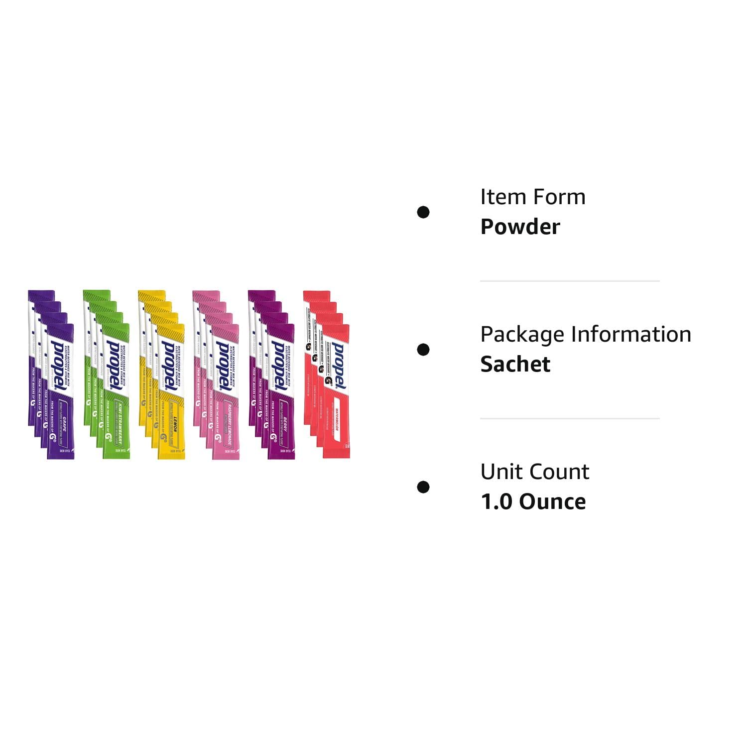 Snapklik.com : Propel Powder Packets 6 Flavor Variety Pack