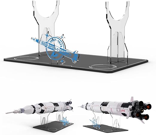 Amazon.com: Display Stand for Lego 21309 & 92176 NASA Apollo Saturn V ...