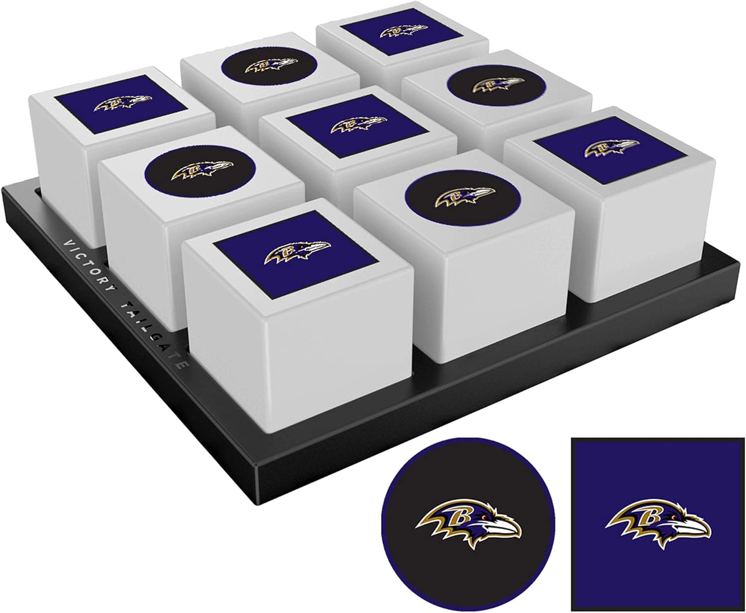 Amazon.com : Victory Tailgate Baltimore Ravens Tic-Tac-Toe Game ...