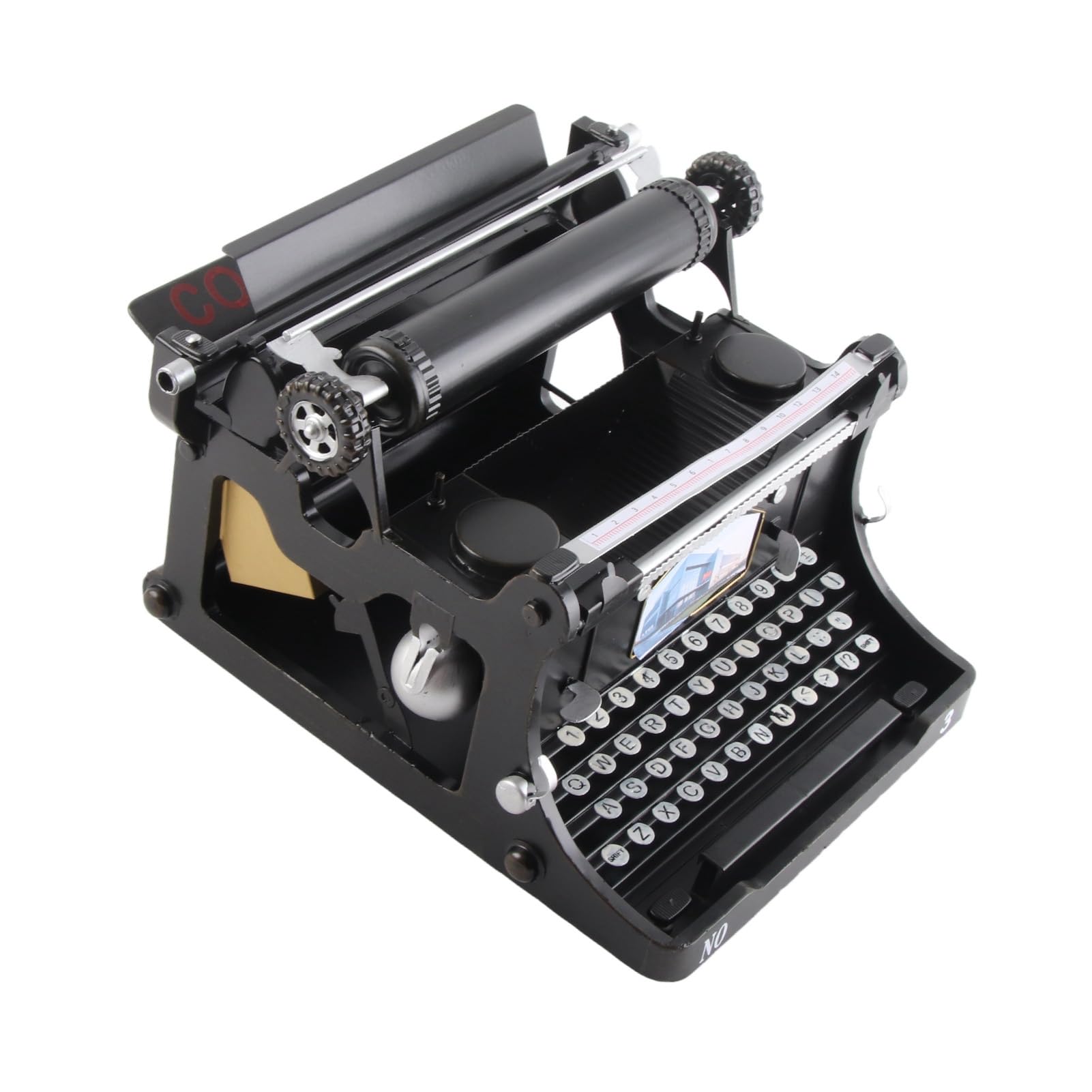 Antique Typewriter Vintage Object English Vintage Metal Art Typewriter