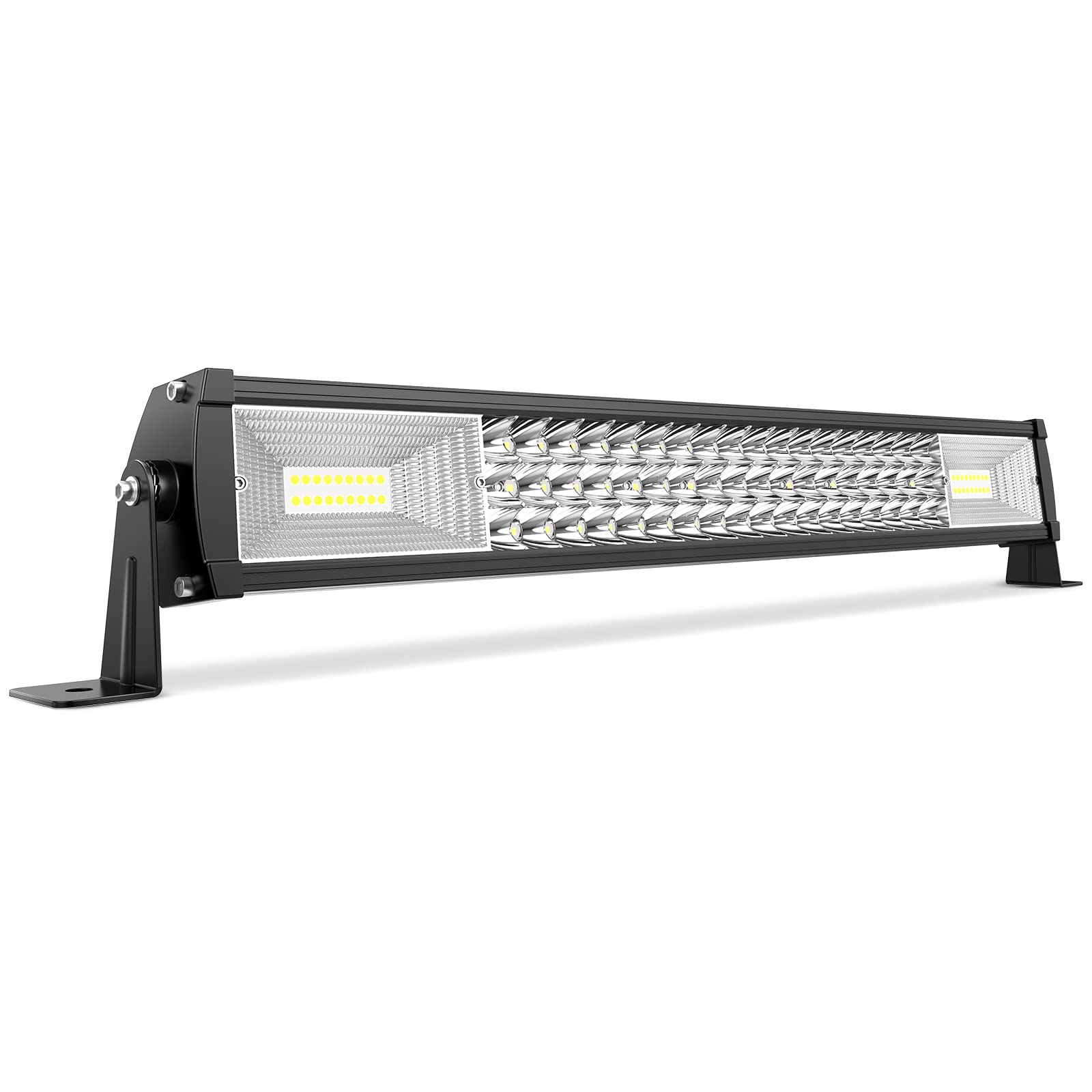 AUTOSAVER88 22 Inch LED Light Bar Triple Row Flood Spot Combo Beam 270W ...