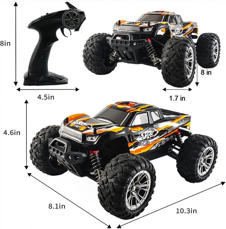 "High-Speed RC Car Fun: 1:16 Scale 4WD Off-Road Truck"