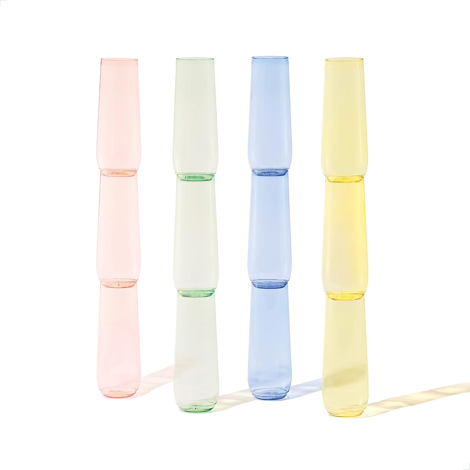 Amazon.com: TOSSWARE POP 9oz Flute - Color Series SET OF 12, Premium ...