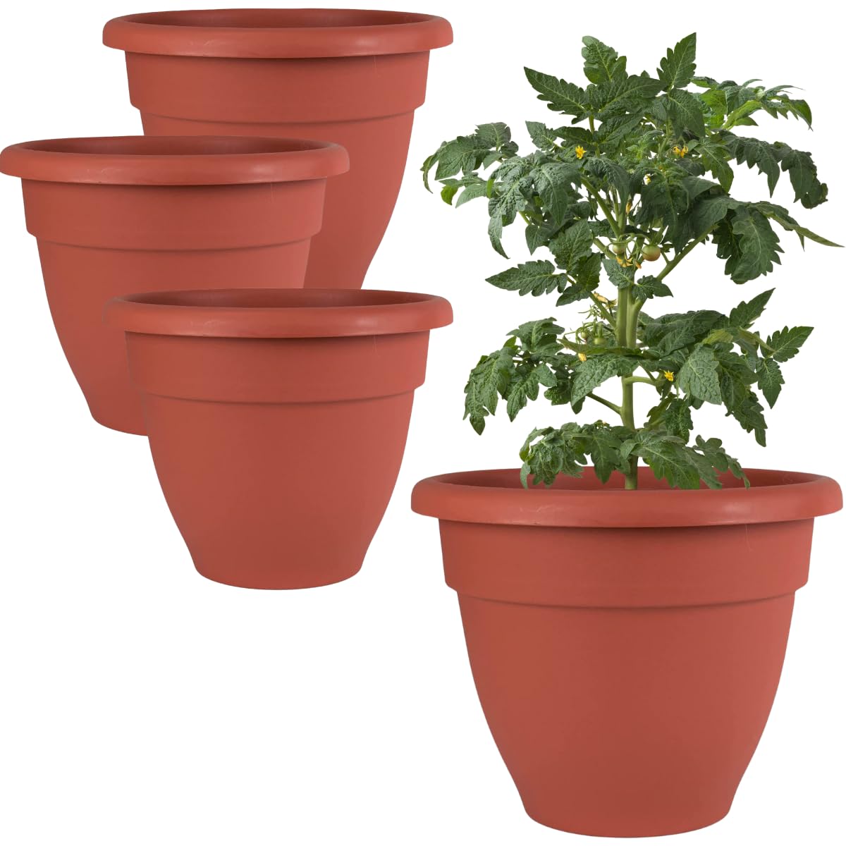 DEVICE OF URBAN INFOTECH 18 Inch Plastic Planters Big Size Flower Pot ...