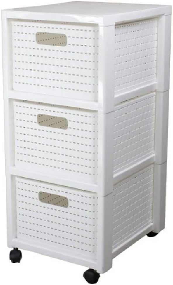 Rotho Storage Box Drawers, White, 3 tiroirs : Amazon.co.uk: Home & Kitchen