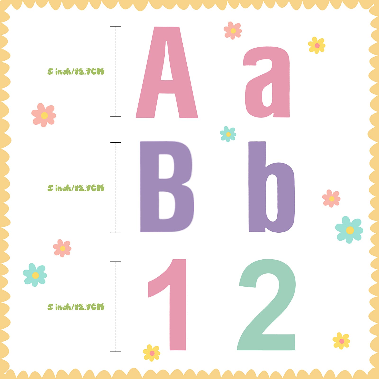 Snapklik.com : Tenare 268 Pcs Bulletin Board Letters Alphabet Letters ...