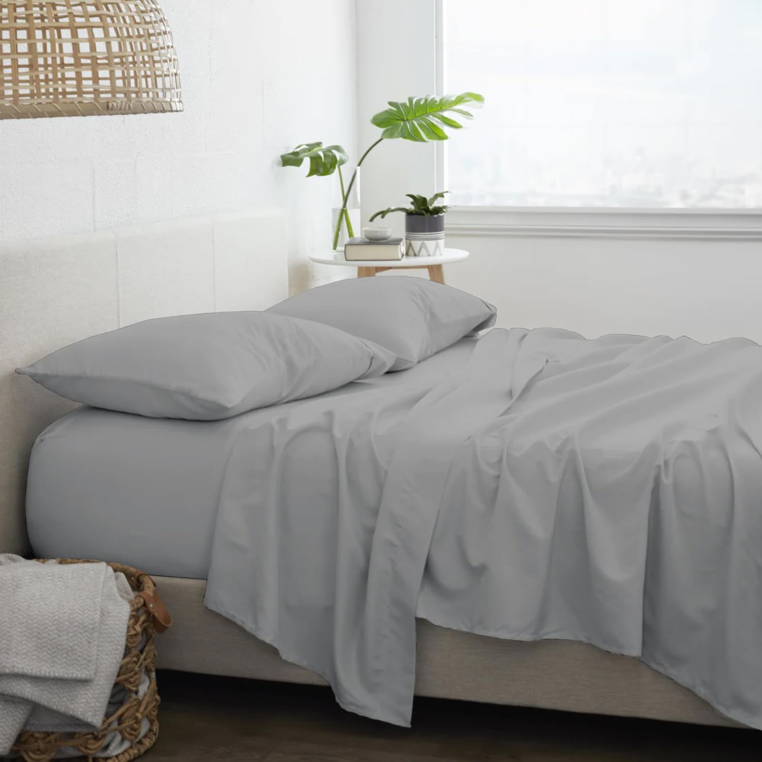 Amazon.com: Peace Sleep Bedding - 600 TC Egyptian Cotton Sheets ...