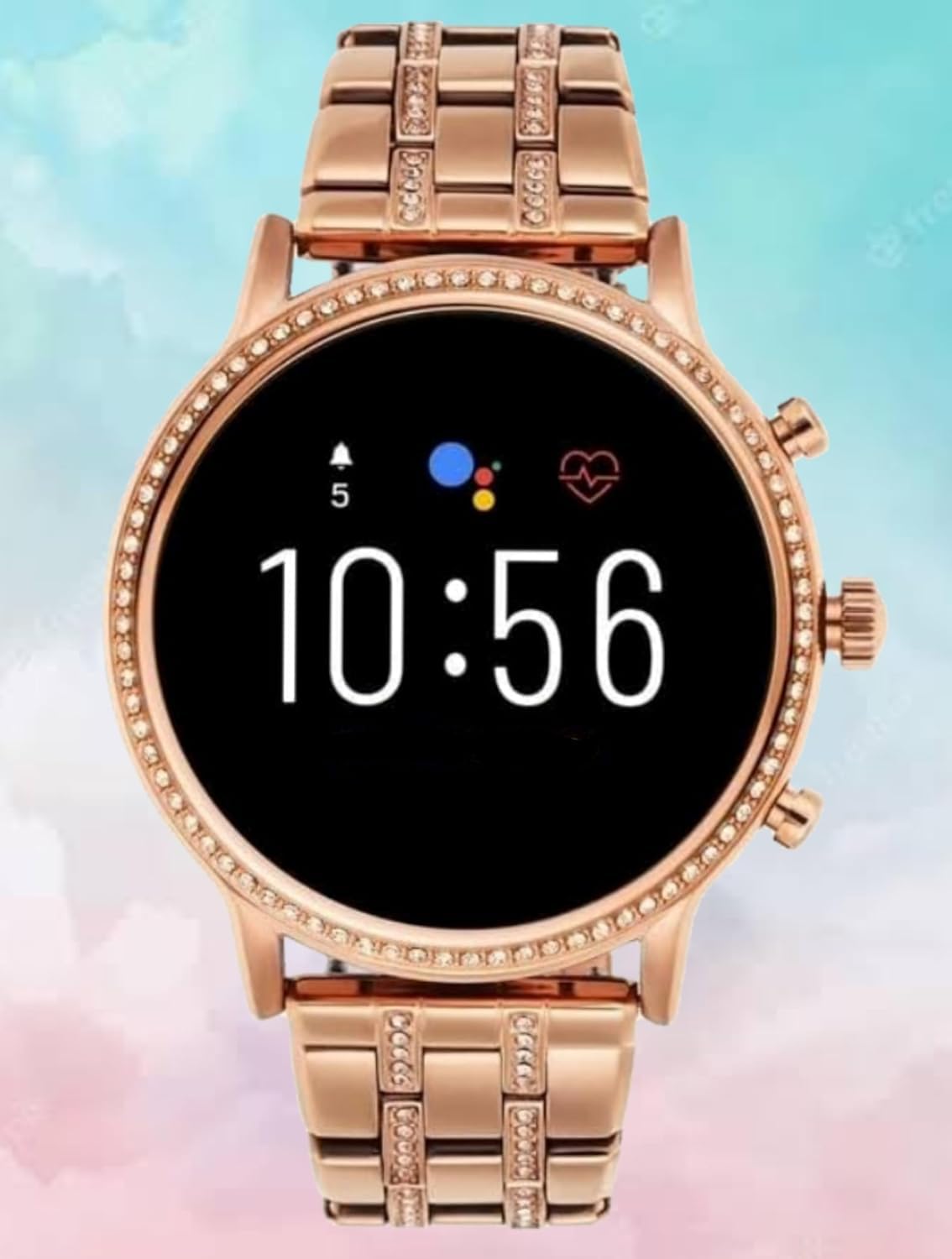 Fossil Gen 6 Smartwatch Digital Black Dial Women's Watch-FTW6082 ...