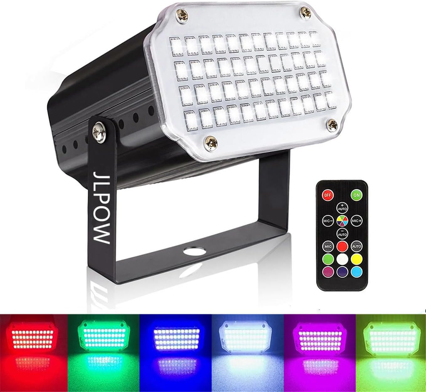 Amazon.com: Halloween Strobe Light with Remote, JLPOW Sound Activated ...