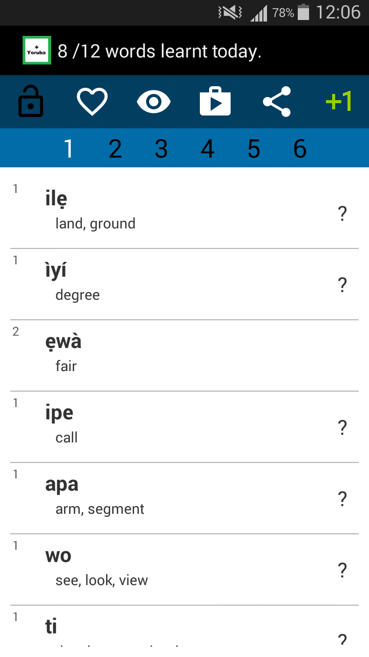 Beginner Yoruba - App on Amazon Appstore