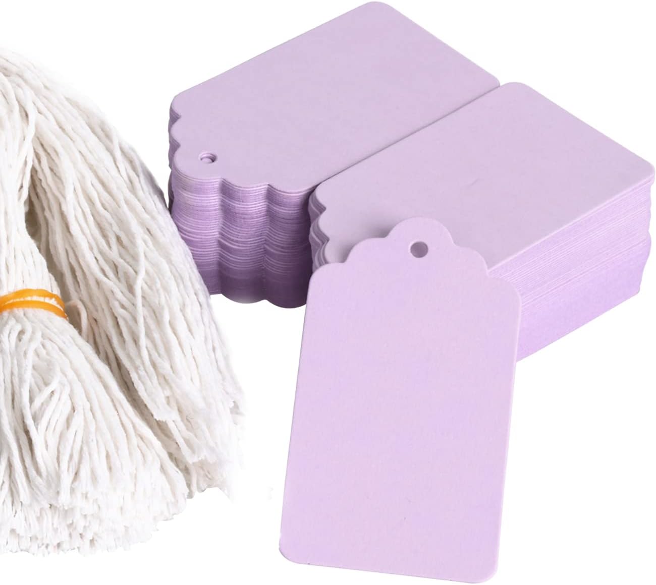 Amazon.com : Gift Tags with String, 200pcs Light Purple Blank Marking ...