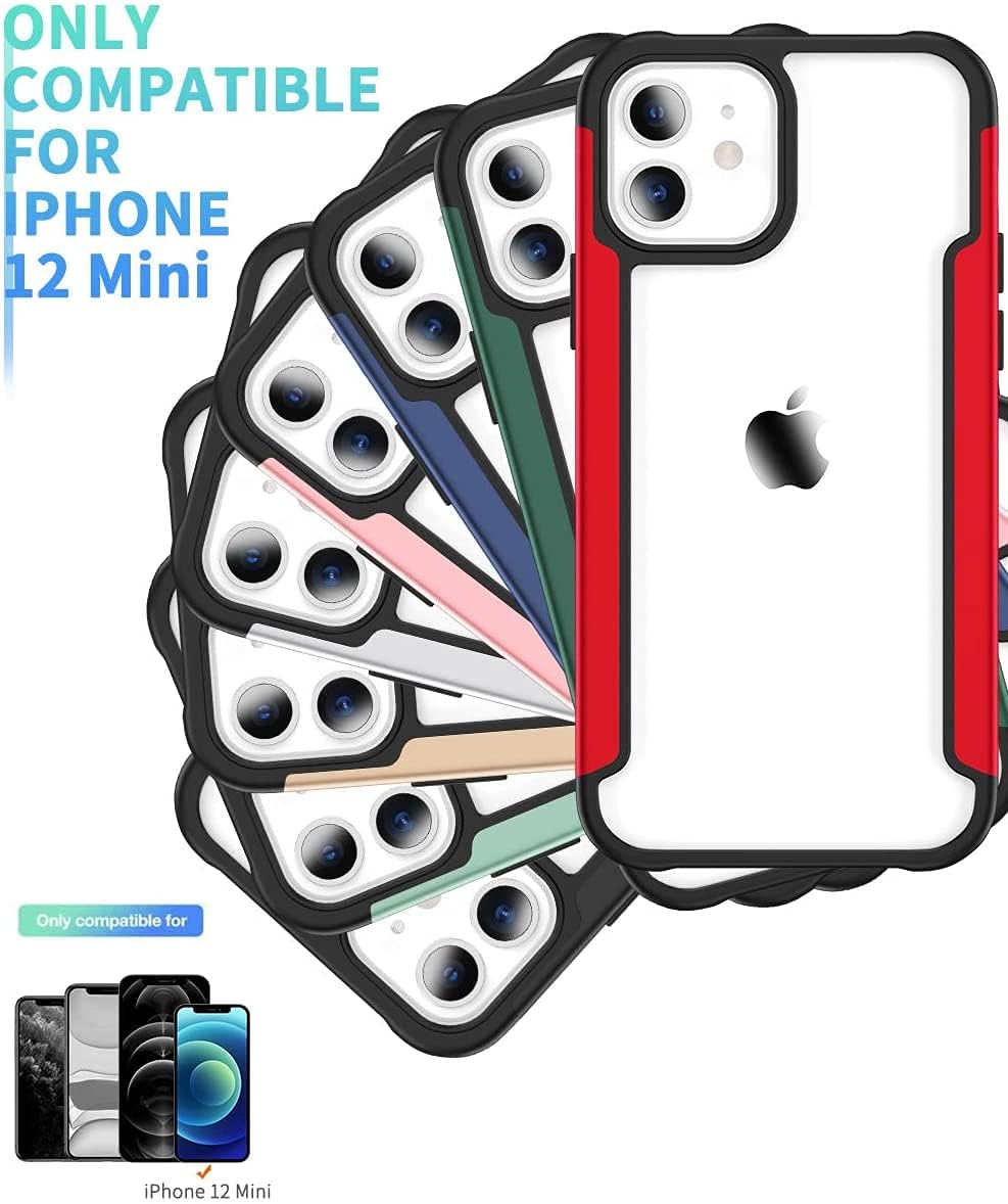 Funda compatible con iPhone 12 Mini (2020), serie Airbag, con 2 ...